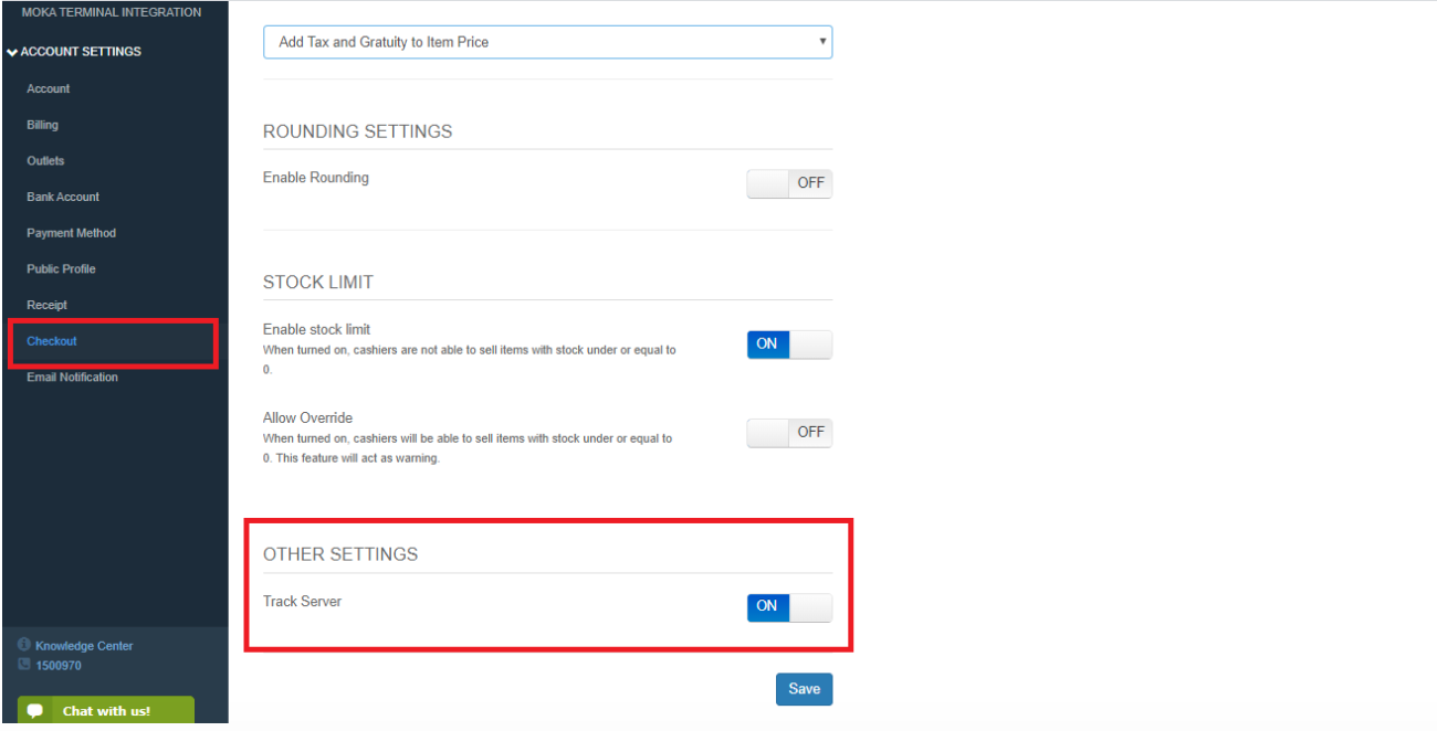 Cara Mengaktifkan Track Server