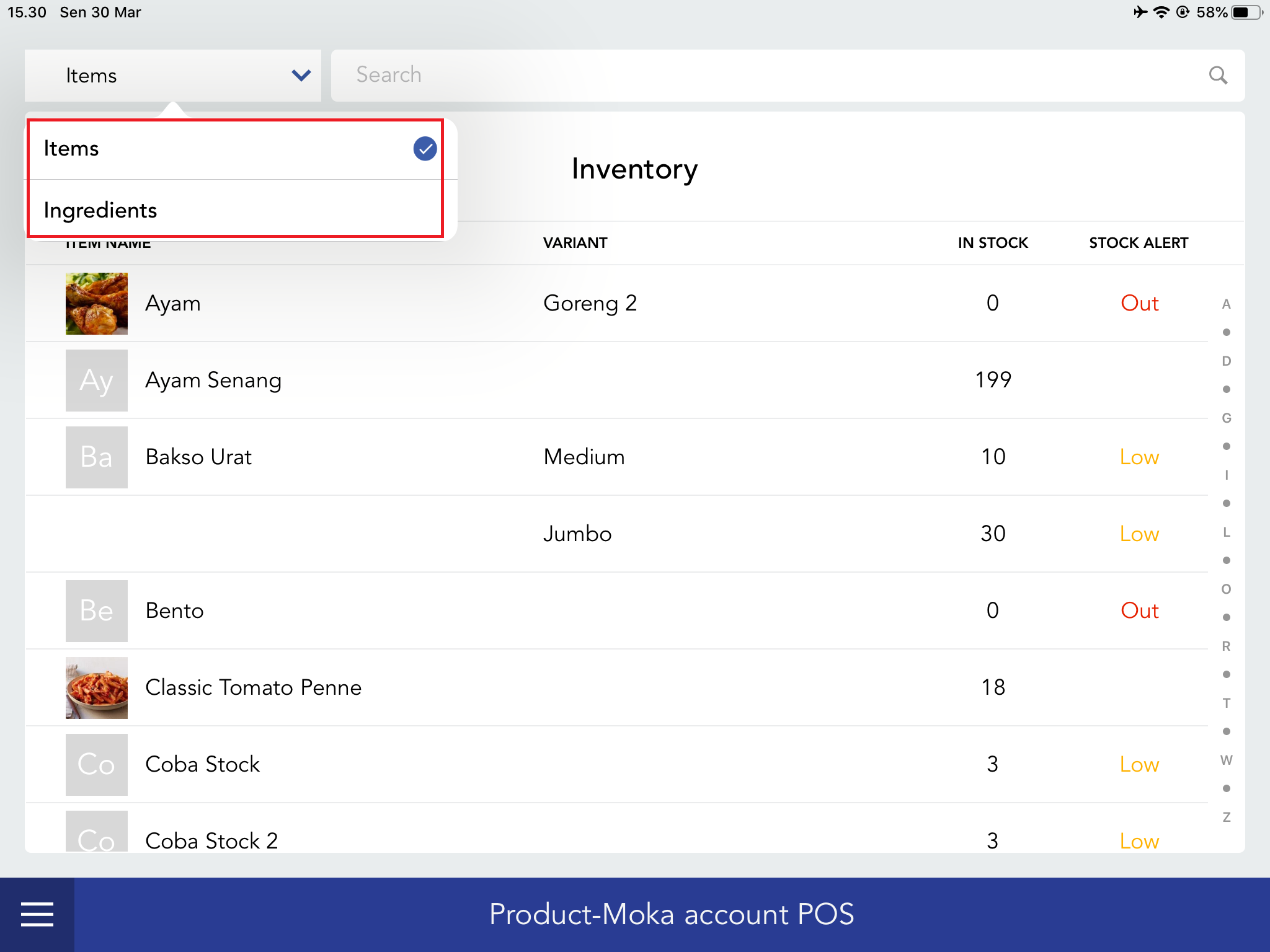 Cara Melihat Stok Barang di Aplikasi (Inventory)