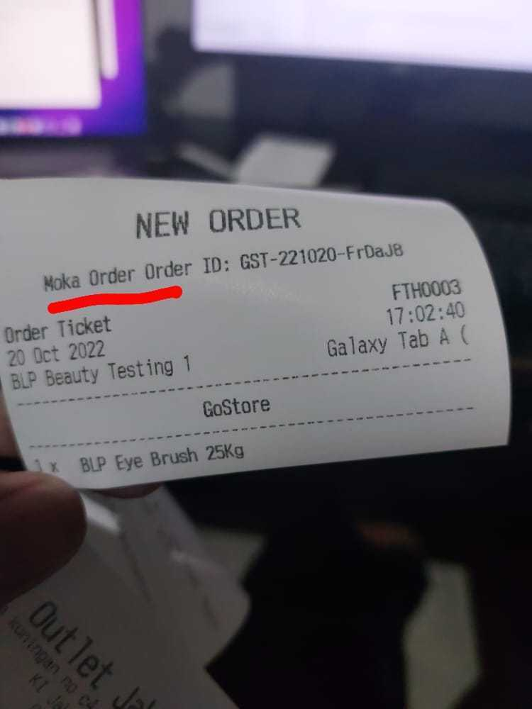 Cara Mencetak Label Stiker dan Tiket Order di Moka Order